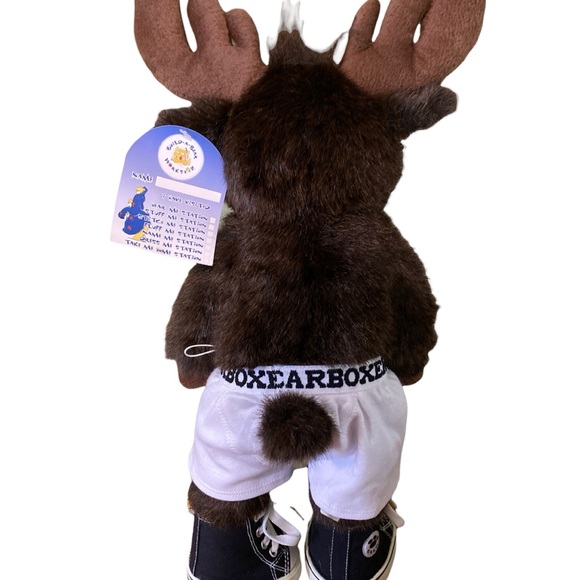 Build-A-Bear | Toys | Rare And Retired Build A Bear Moose With Joe ...